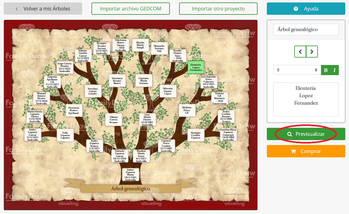 Cómo hacer tu árbol genealógico paso a paso con FamilyDraw